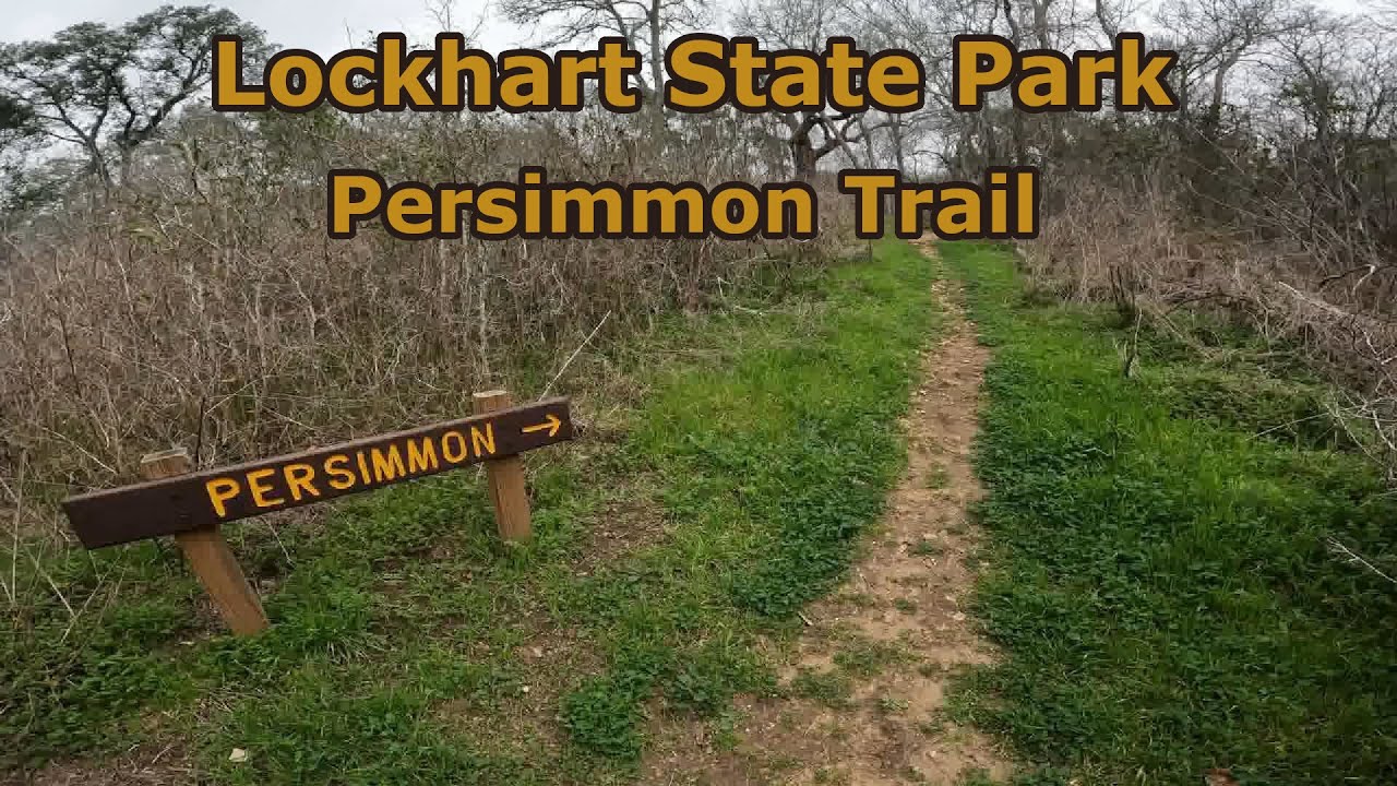 Lockhart State Park, Persimmon Trail - YouTube
