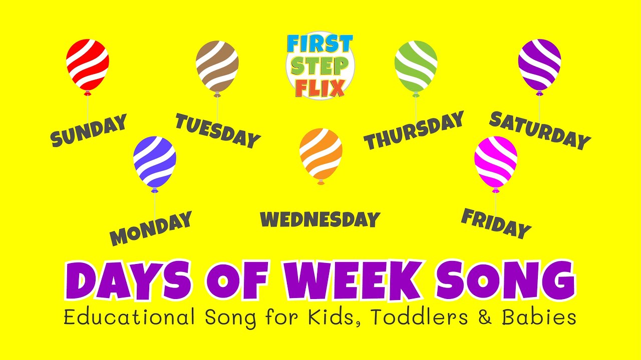 Days of the Week Song 🎓 | Nursery Rhymes | Seven Days a Week - YouTube