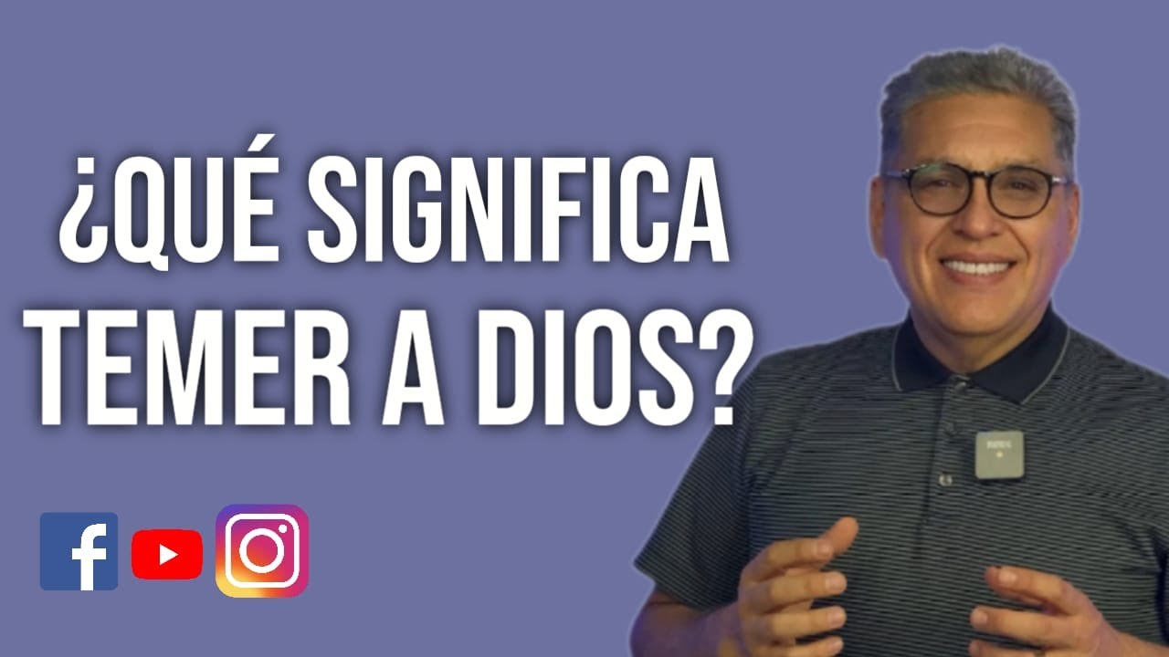 ¿Qué significa temer a Dios?😰😱🫨 - YouTube