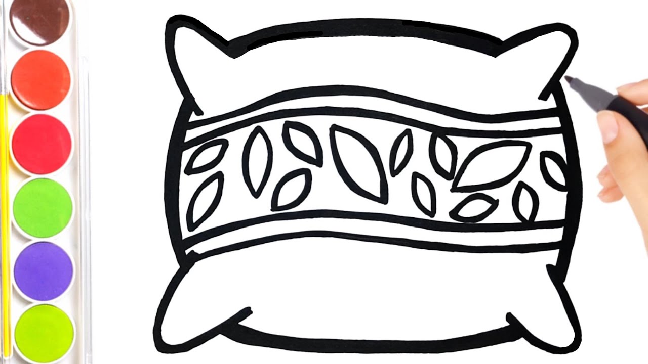 Pillow 😴 Drawing, Painting, Coloring 🎨 for Kids and Toddlers with ...