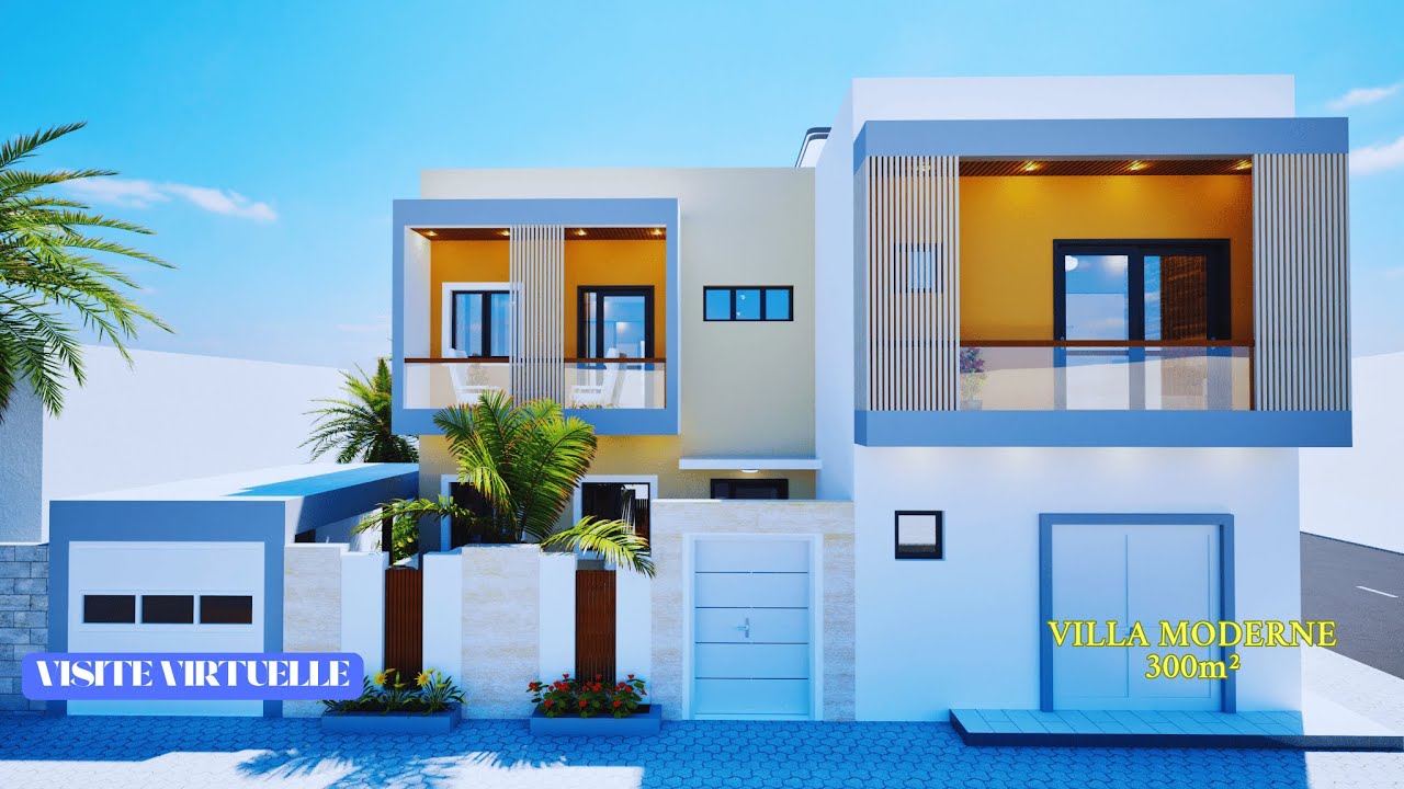 🏡 VILLA MODERNE de 300m² | Luxe, Confort & Design | SAIC BTP - YouTube