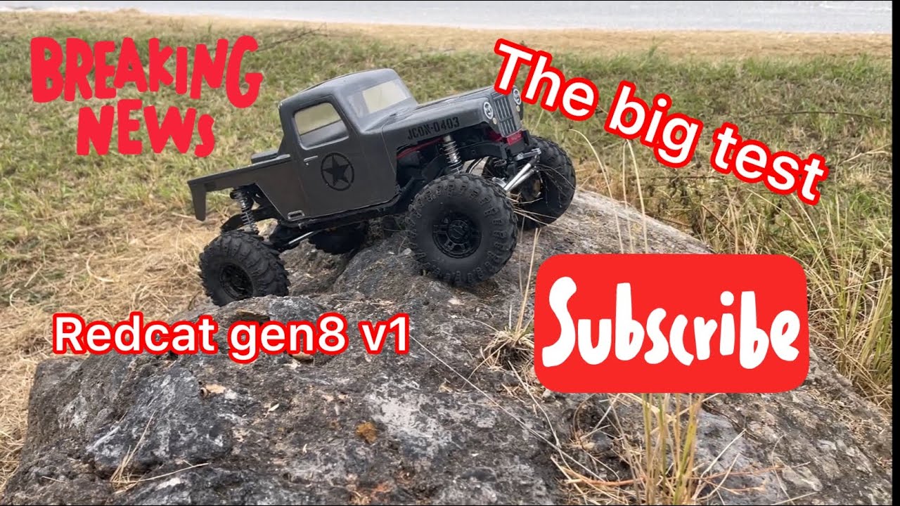 Redcat gen8 v1 testing some upgrades how did it do was it a big failure ...
