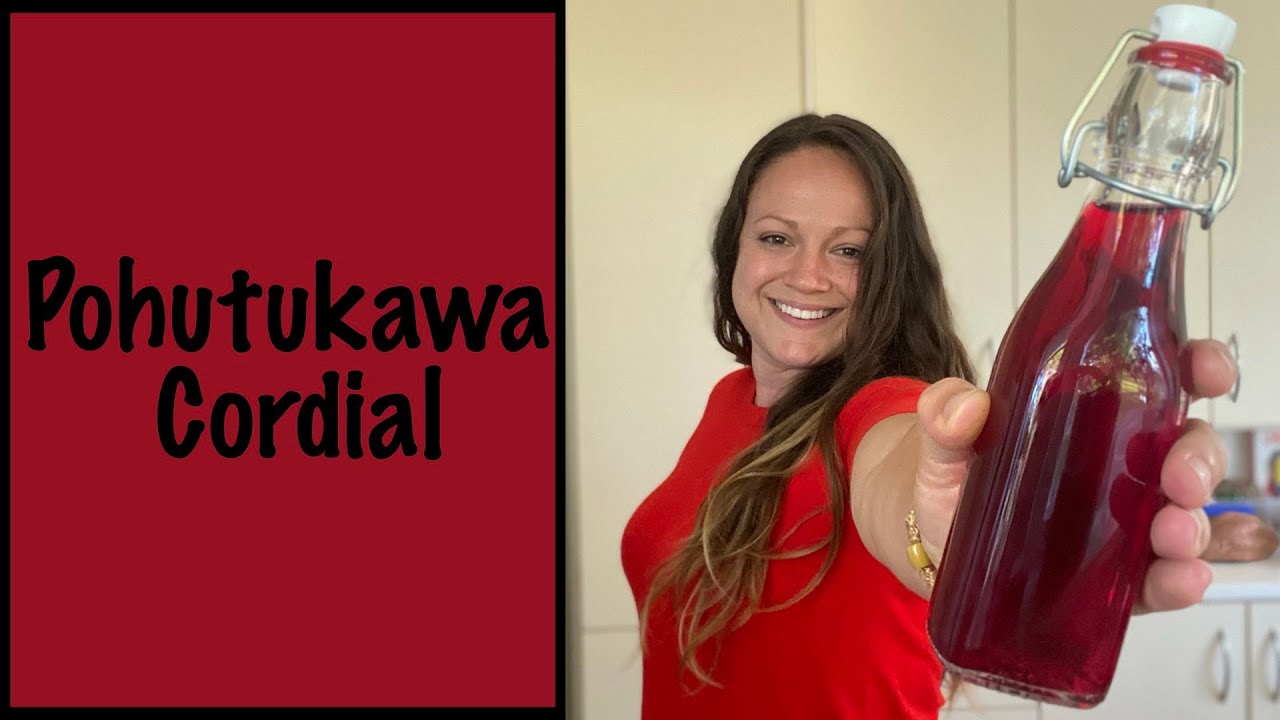 How To Make Pohutukawa Cordial - YouTube