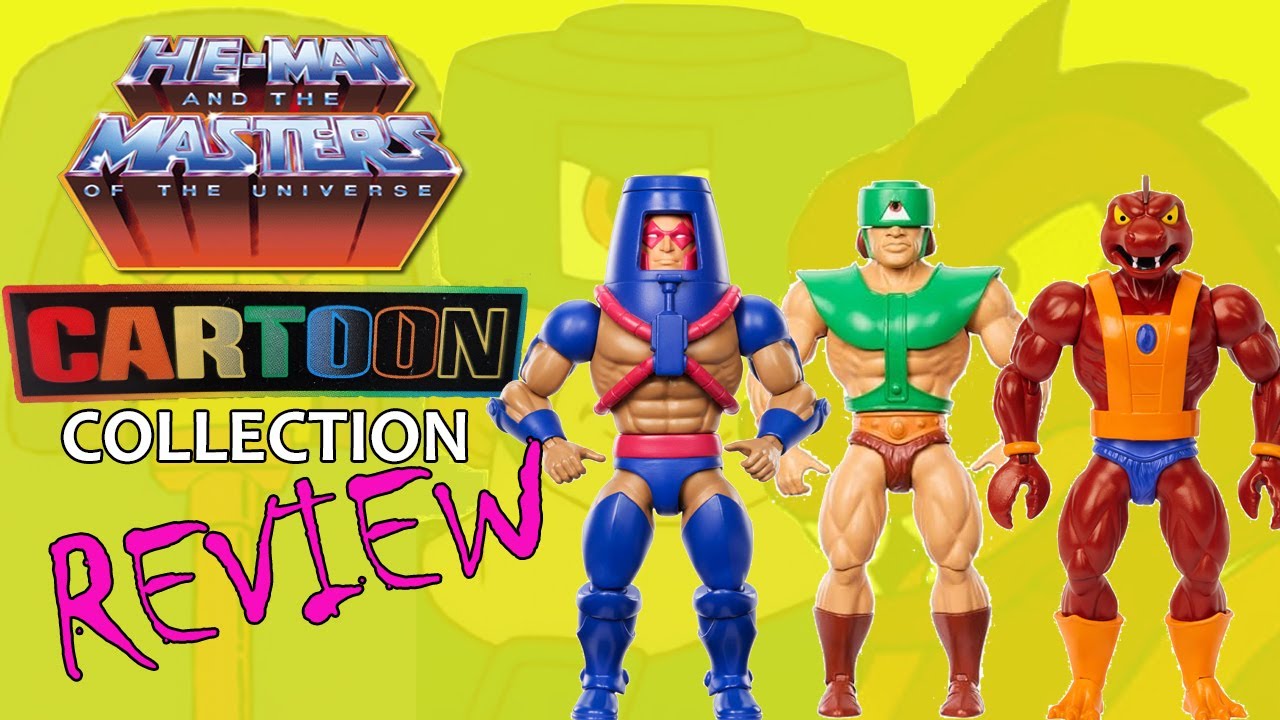 Masters of the Universe Cartoon Collection Clawful, Tri-Klops, and Man ...