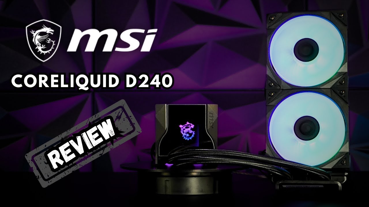 MSI Coreliquid D240 Review - besser als eine 360mm AIO ? - YouTube
