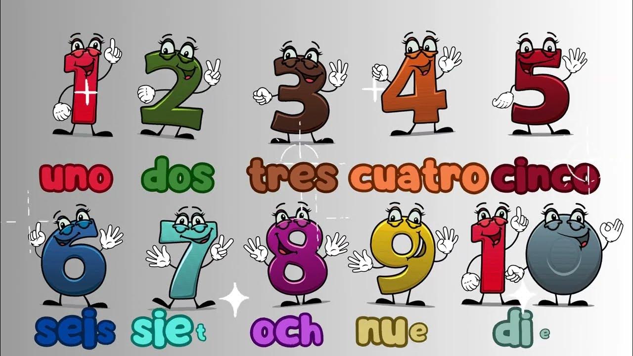 Learn Numbers in Spanish! Counting 1-10 with MiniSpark! - YouTube