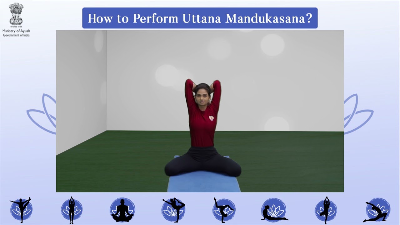 How to Perform Uttana Mandukasana - YouTube