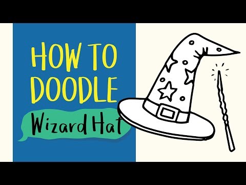 How To Draw Wizard Hat - Easy Step By Step Drawing Tutorial