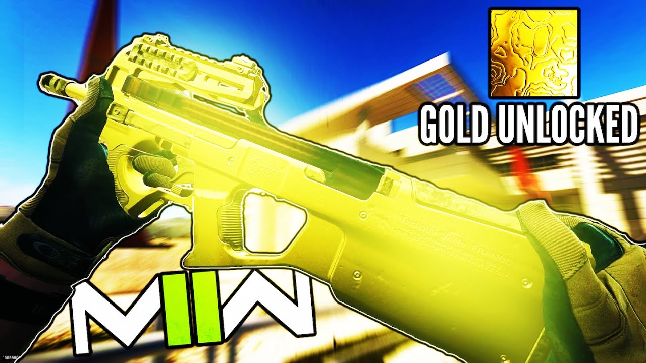 Unlocking P90 Gold (Modern Warfare 2) - YouTube
