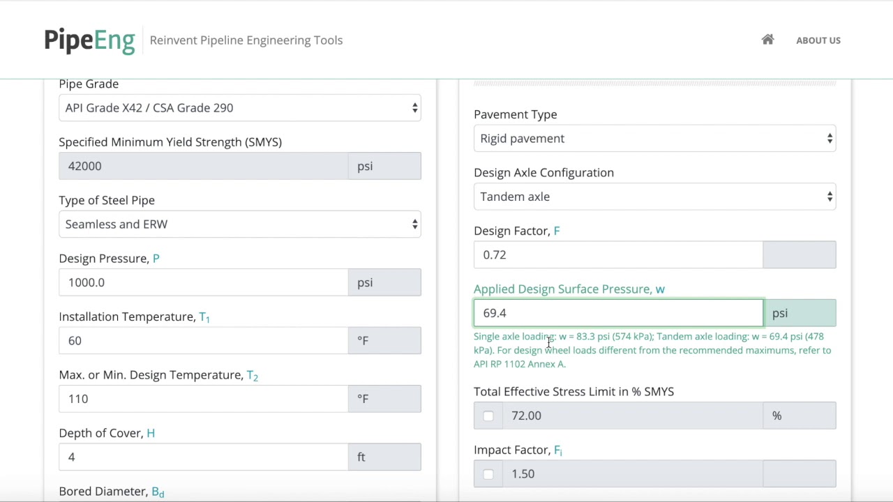 API 1102 Pipeline Road and Railway Crossing Design Tool - YouTube