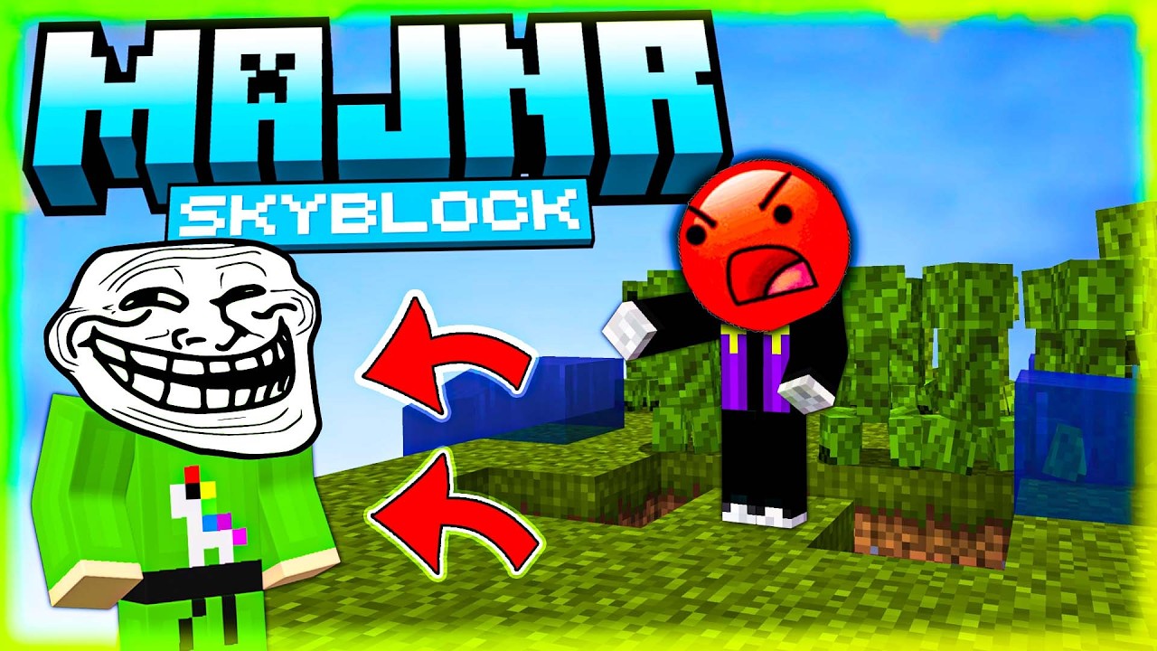 BIGE MĚ VYTROLLIL!😡 | MAJNR SKYBLOCK | Morry&@BowTeaG - YouTube