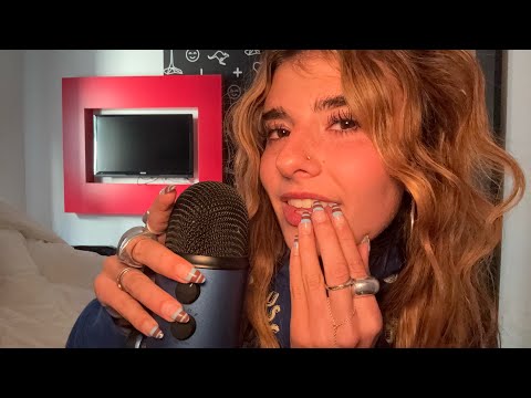 [ASMR] Teeth Tapping, Fabric & Skin Scratching