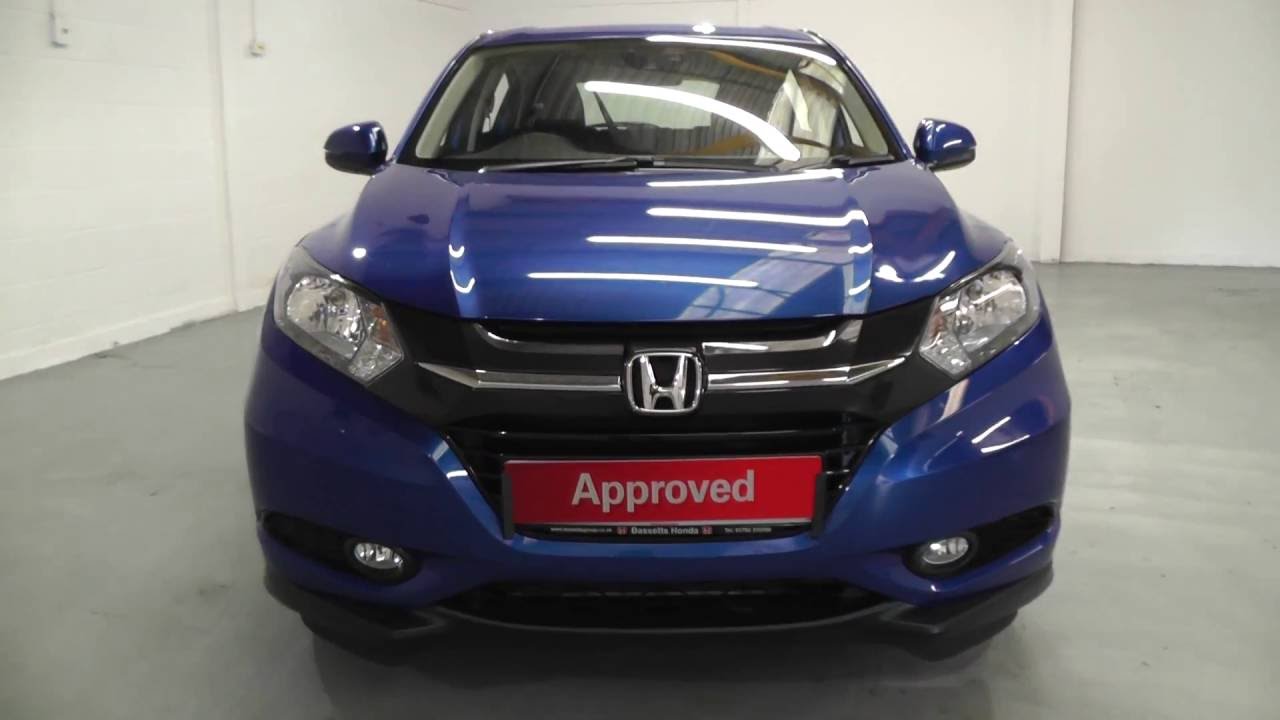 Honda HR-V 1.6 SE NAV in brilliant sporty blue , video walkaround ...