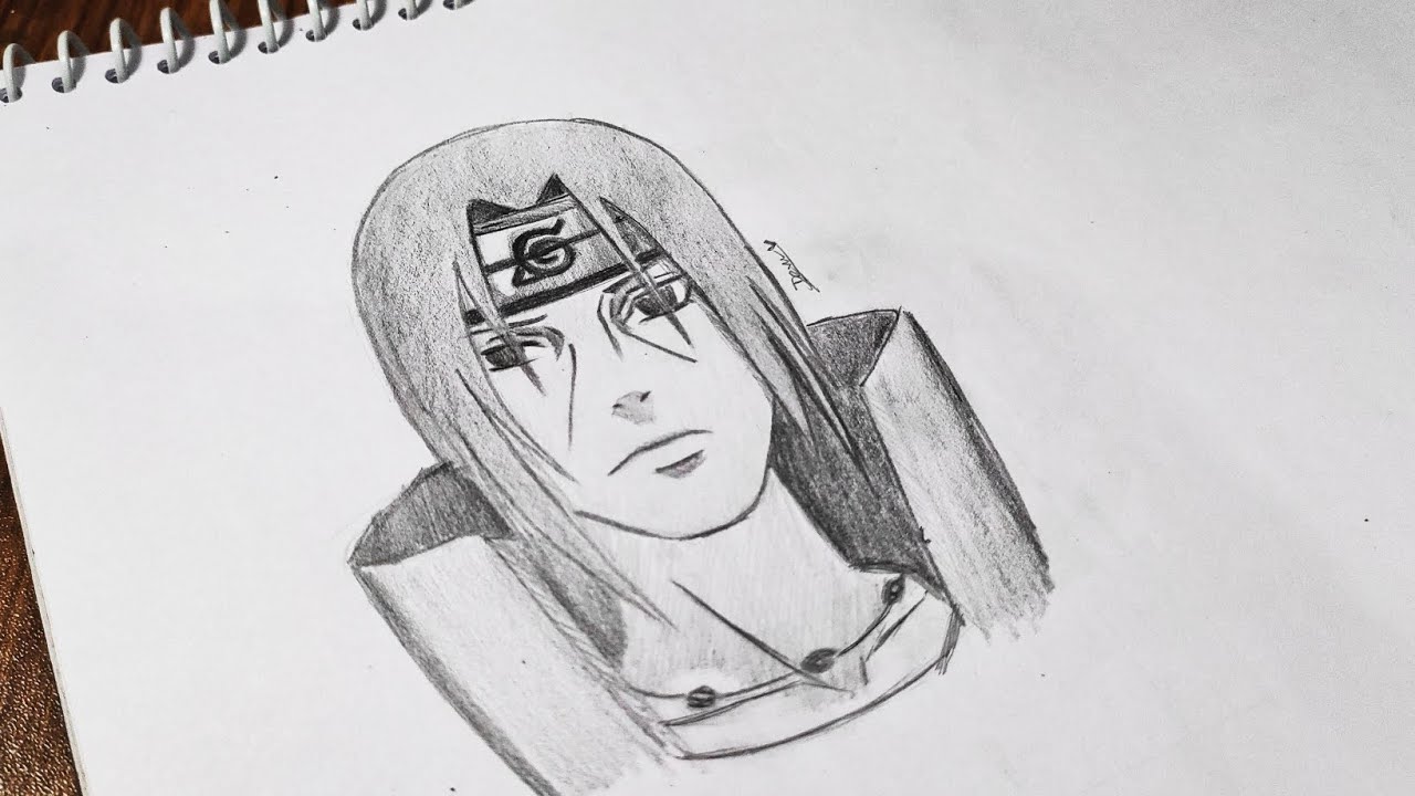 How To Draw Itachi Uchiha step by step || Itachi drawing tutorial - YouTube