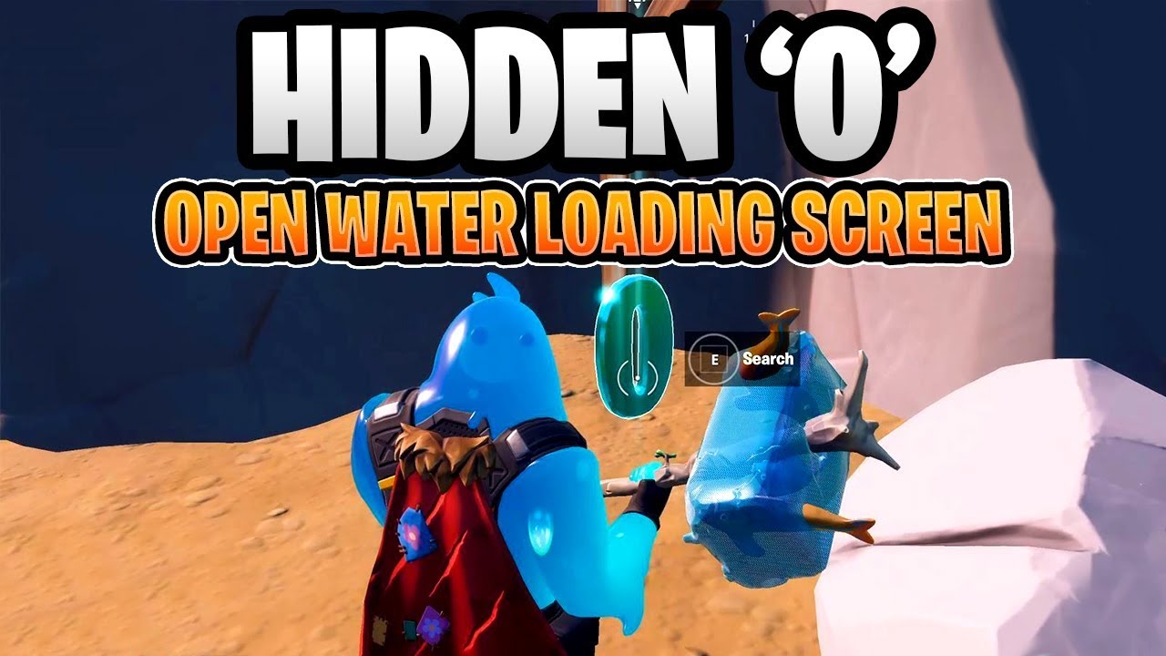 SEARCH HIDDEN 'O' FOUND IN THE OPEN WATER LOADING SCREEN - OPEN WATER ...