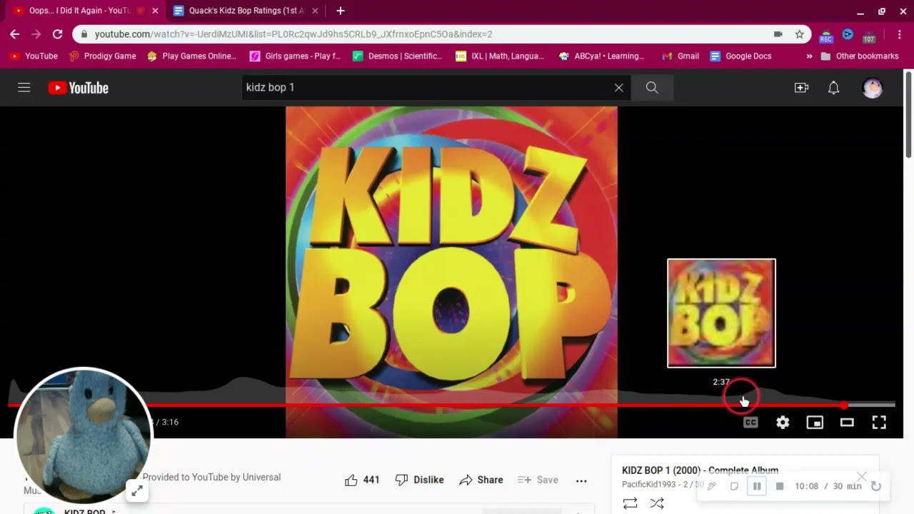 Quack Reacts to the First Kidz Bop Album! (Pt. 1) - YouTube