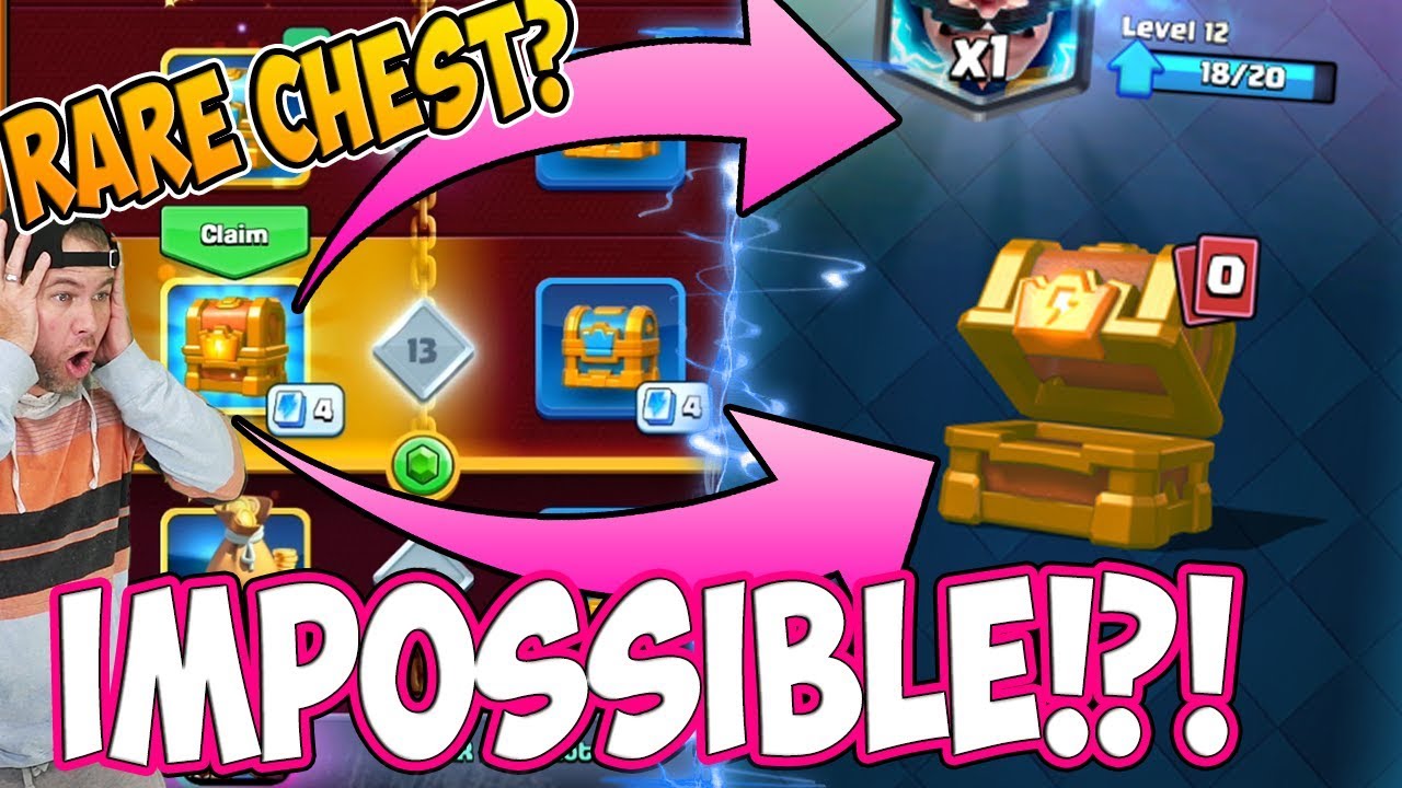 RARE CHEST LEGENDARY! This ISN'T POSSIBLE! Clash Royale - YouTube