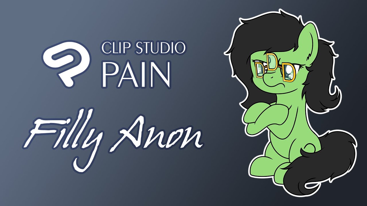 Clip Studio Pain: Filly Anon (Art Timelapse) - YouTube