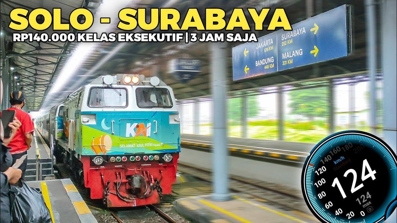 EKSEKUTIF 100 RIBUAN!! CARA MURAH NAIK KERETA API TERCEPAT | Trip KA ...