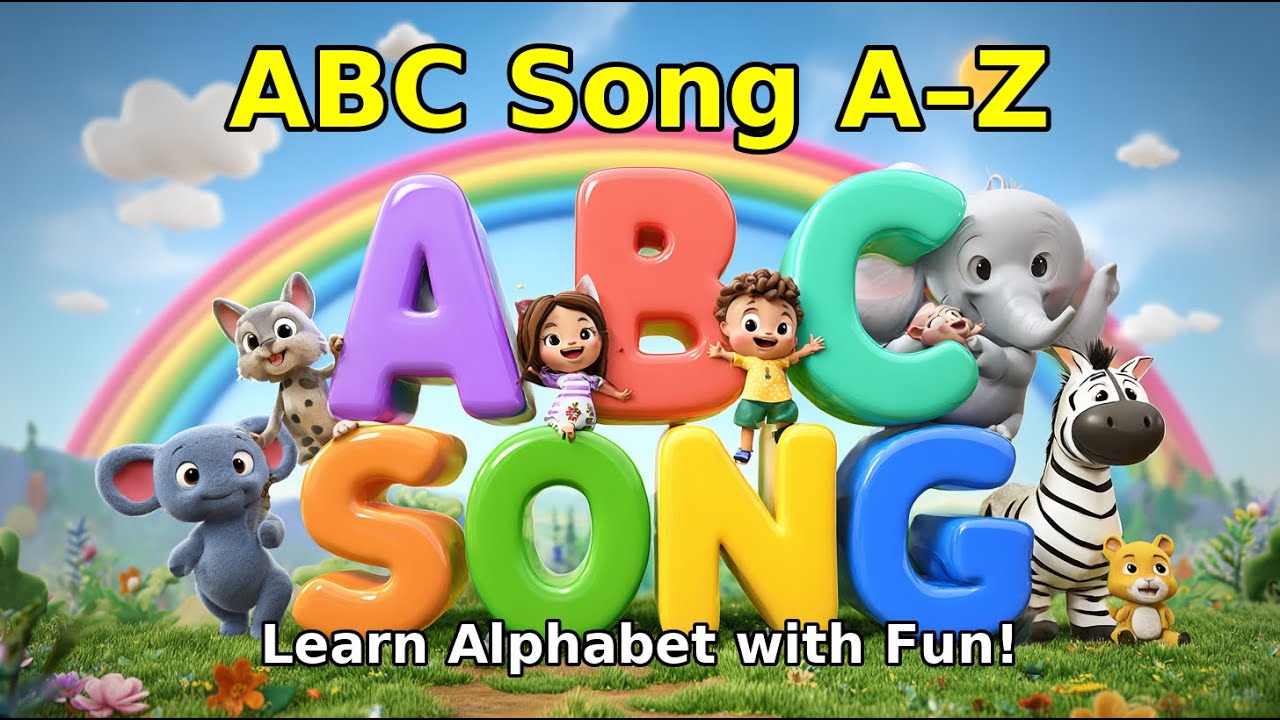 ABC Song A–Z | Alphabet Song for Kids | เพลงเด็กภาษาอังกฤษสอนตัวอักษร ...