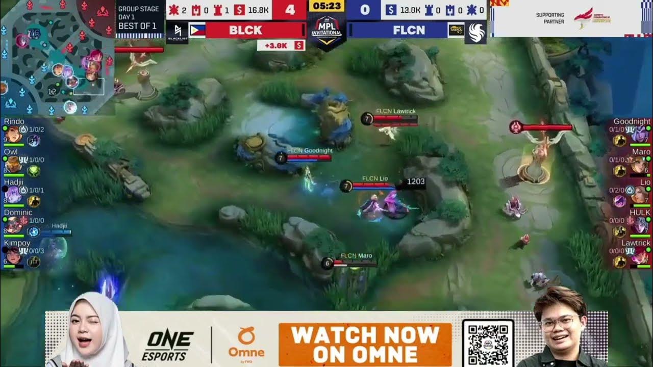 BLACKLIST VS FALCON GAME 1 MPL INVITATIONAL 2023 FALCON VS BALCKLIST GAME 1 MPL Invitational ...