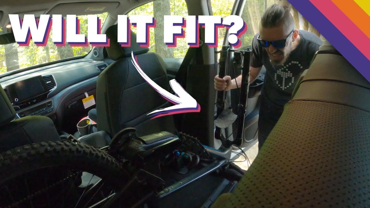 Will a large mountain bike fit in the cab of a 2023 Honda Ridgeline ...