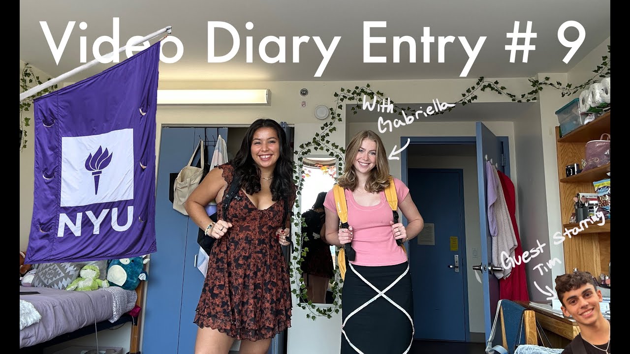 Video Diary Entry #9| FIRST WEEK OF CLASSES AT NYU!!! - YouTube