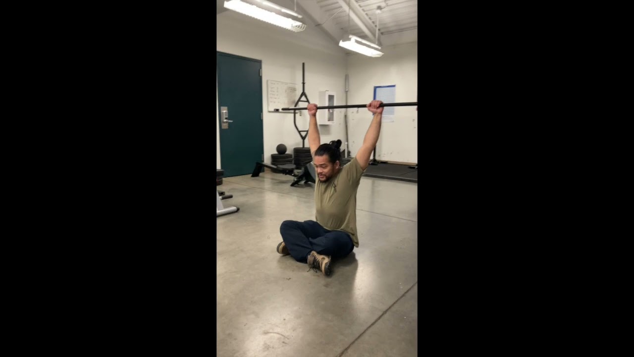 Seated Shoulder Flexion - YouTube