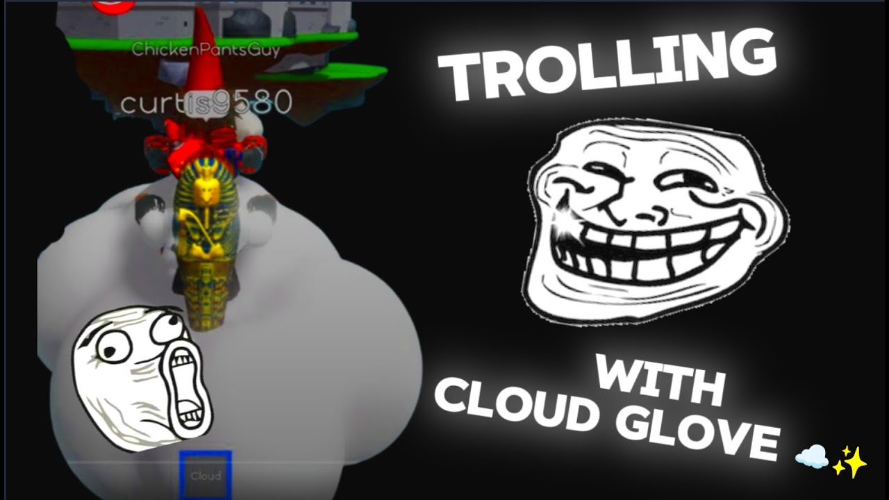 trolling with cloud glove!! ☁️ | Slap Battles Roblox - YouTube