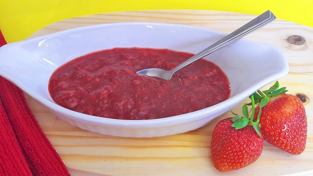 Banting Strawberry Jam Recipe | LCHF | lowcarb healthy lifestyle - YouTube