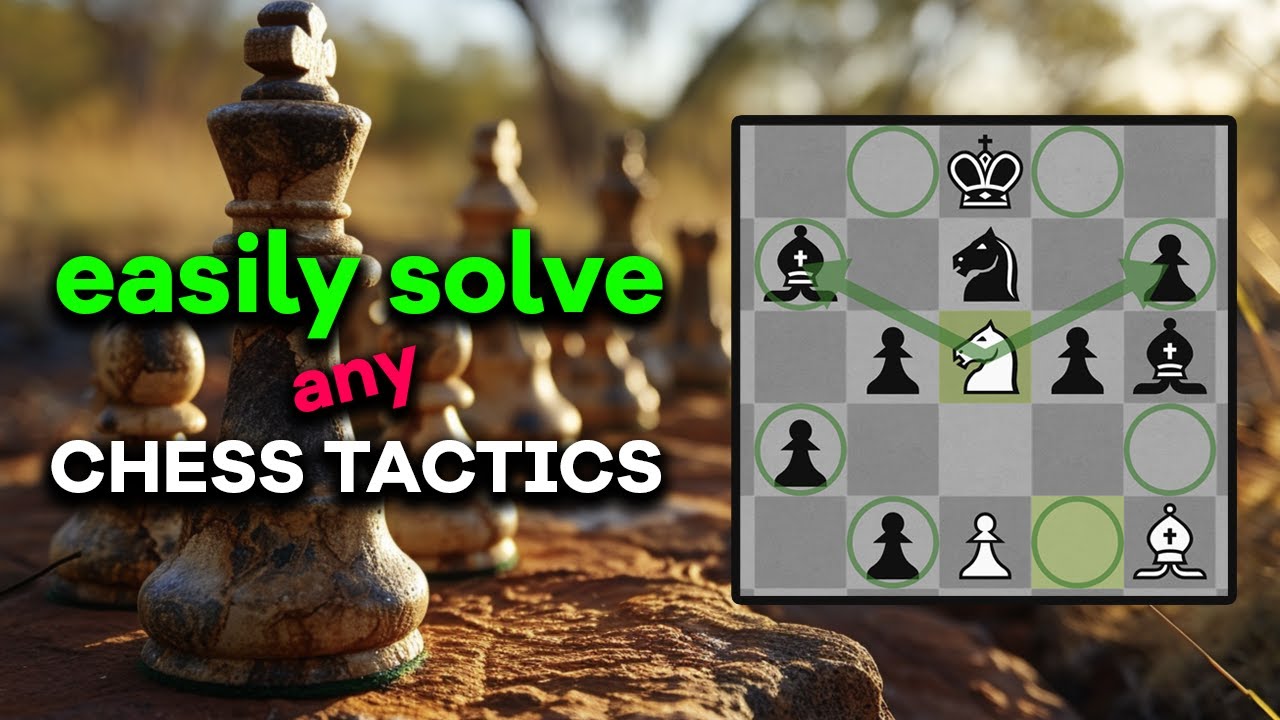 Easy process to solve chess tactics - YouTube