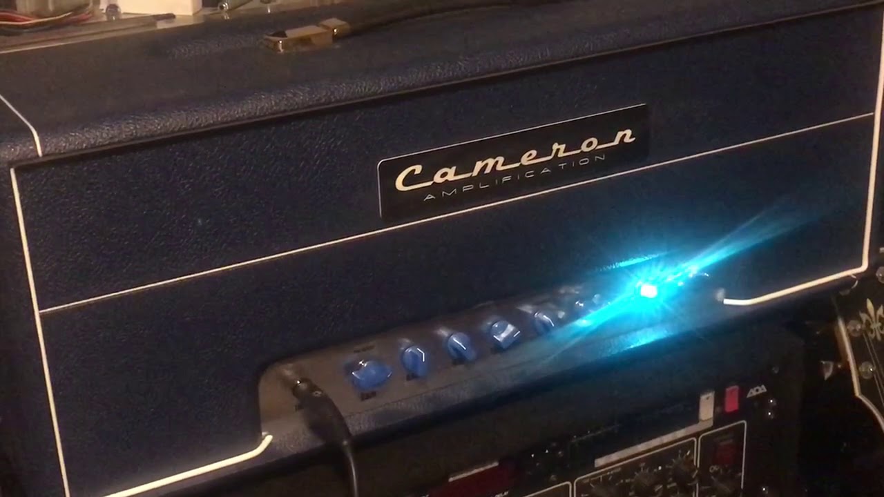 Mark Cameron Ocean Blue custom amplifier - YouTube