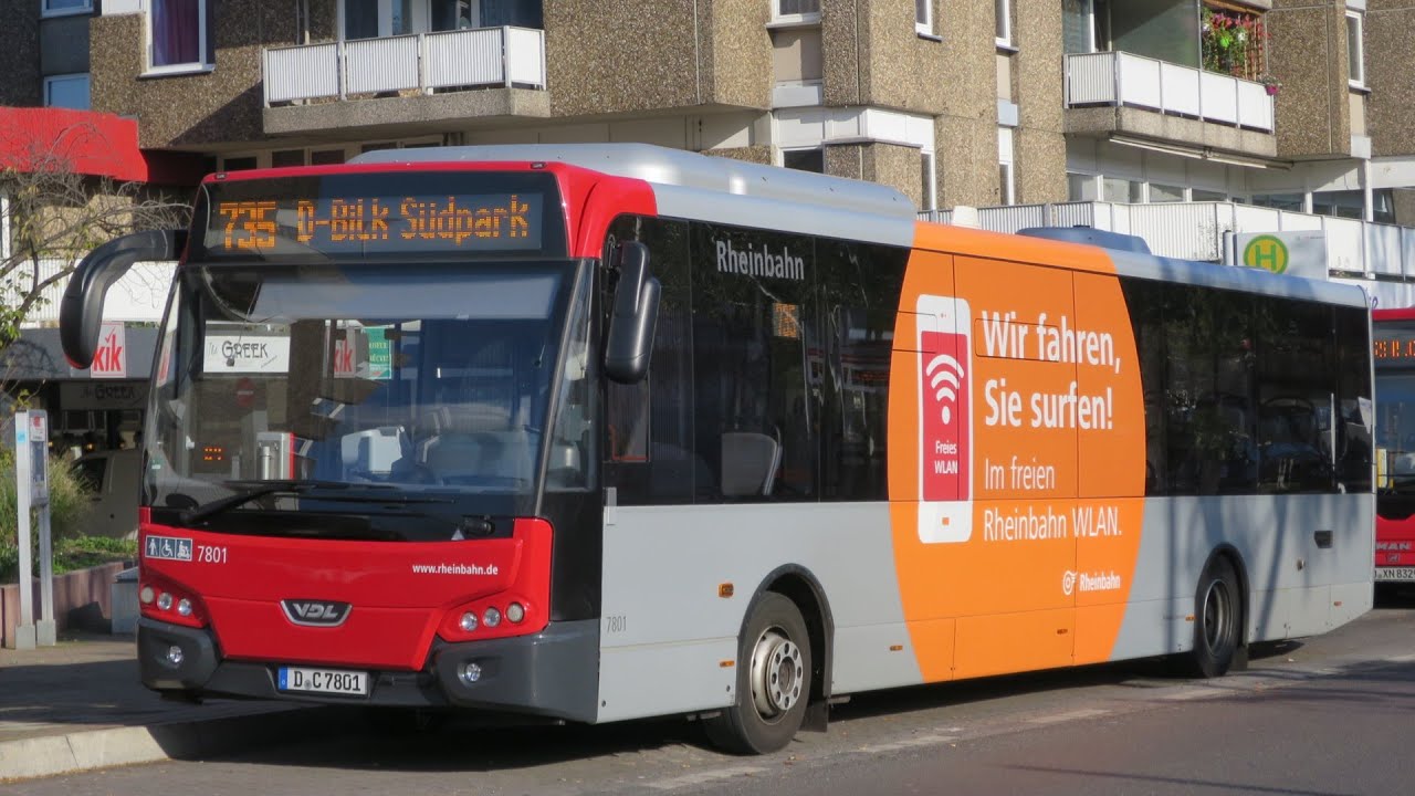 [Sound] Bus VDL Citea LLE 120 | #7801 | Rheinbahn AG Düsseldorf - YouTube