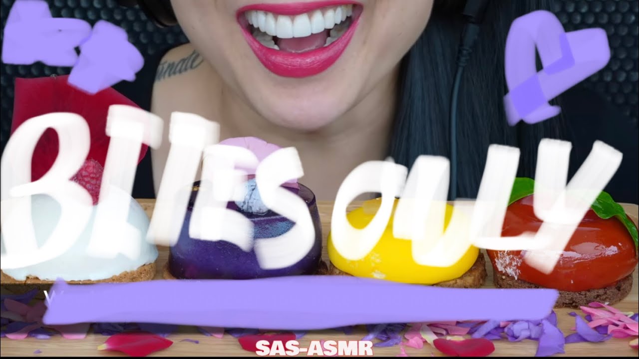 BITES ONLY: SAS ASMR- ASMR MOUSSE CAKE - YouTube