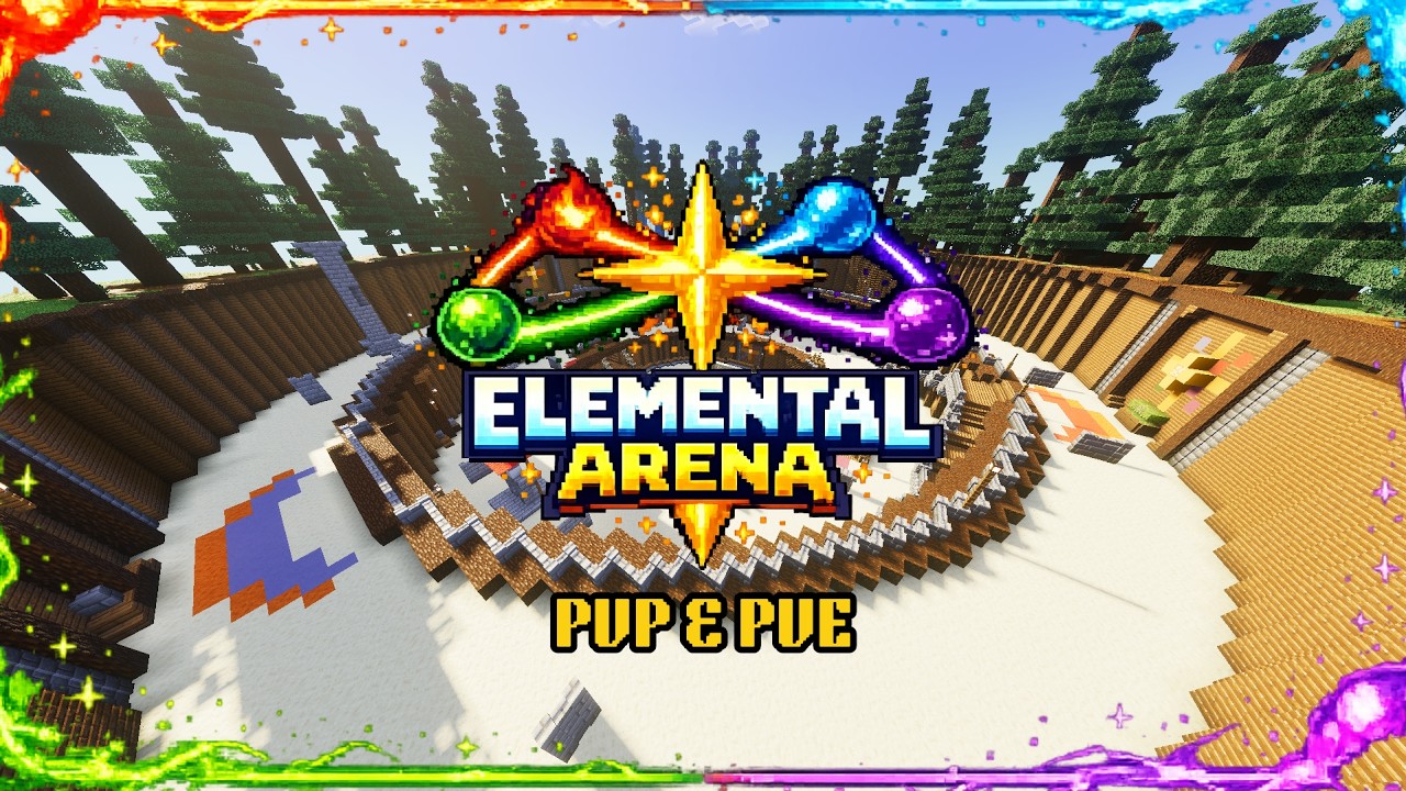 "Elemental Arena" Map Release | Magic Battle Remake | PVE & PVP Map ...