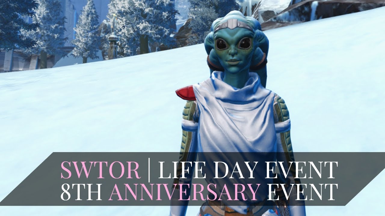 SWTOR: Life Day Event 2019 and 8th Year Anniversary Event | How to Hug ...