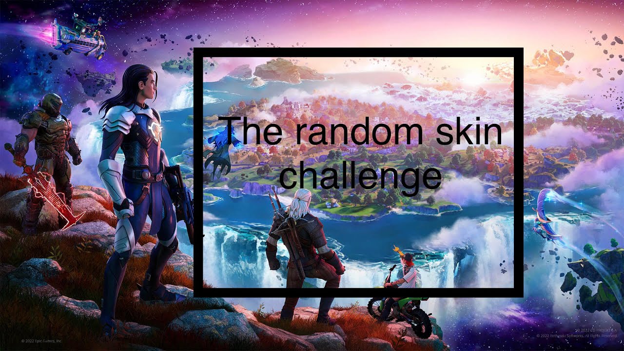 The random skin challenge - YouTube