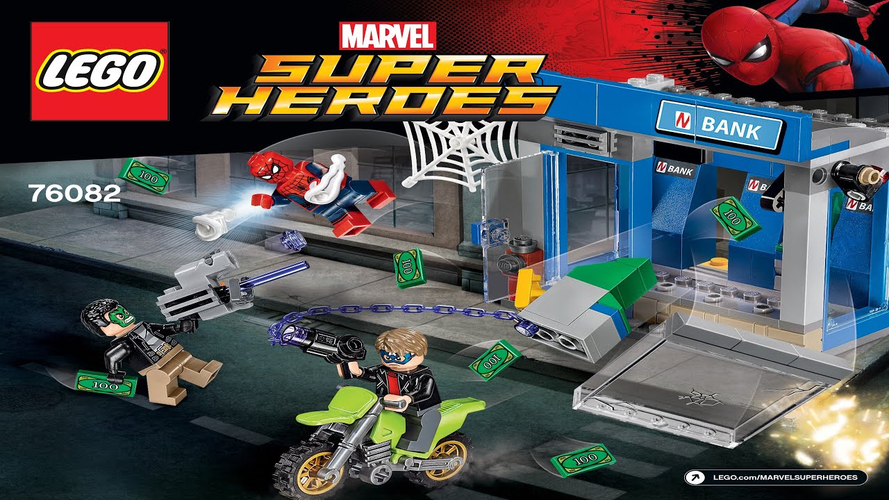 LEGO instructions - Super Heroes - 76082 - ATM Heist Battle - YouTube