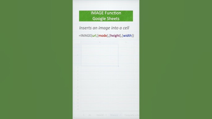 Insert Images Into Google Spreadsheet Cells Youtube