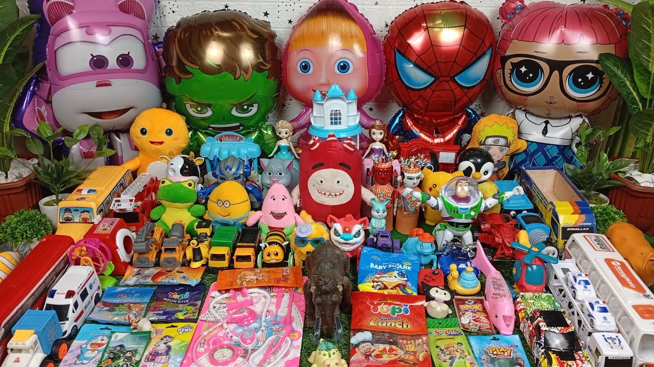 hunting eskrim masak masakan dokteran permen yupi baby shark marsha and ...