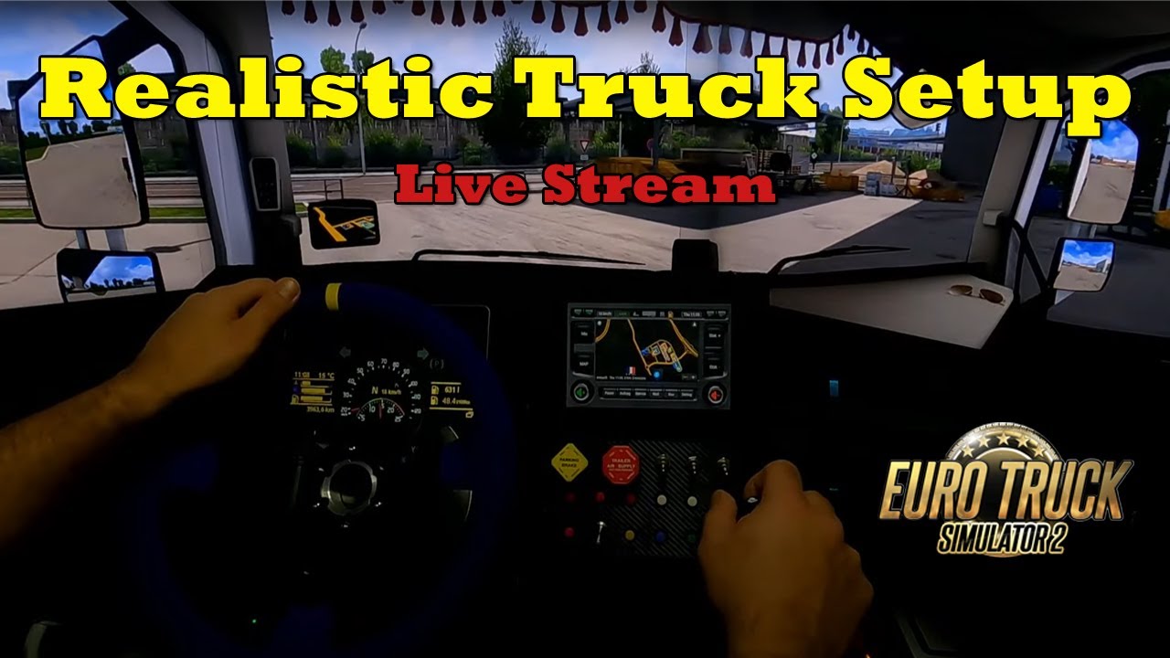Realistic Truck Setup Stream on Triple Screens! Do you like my Euro ...