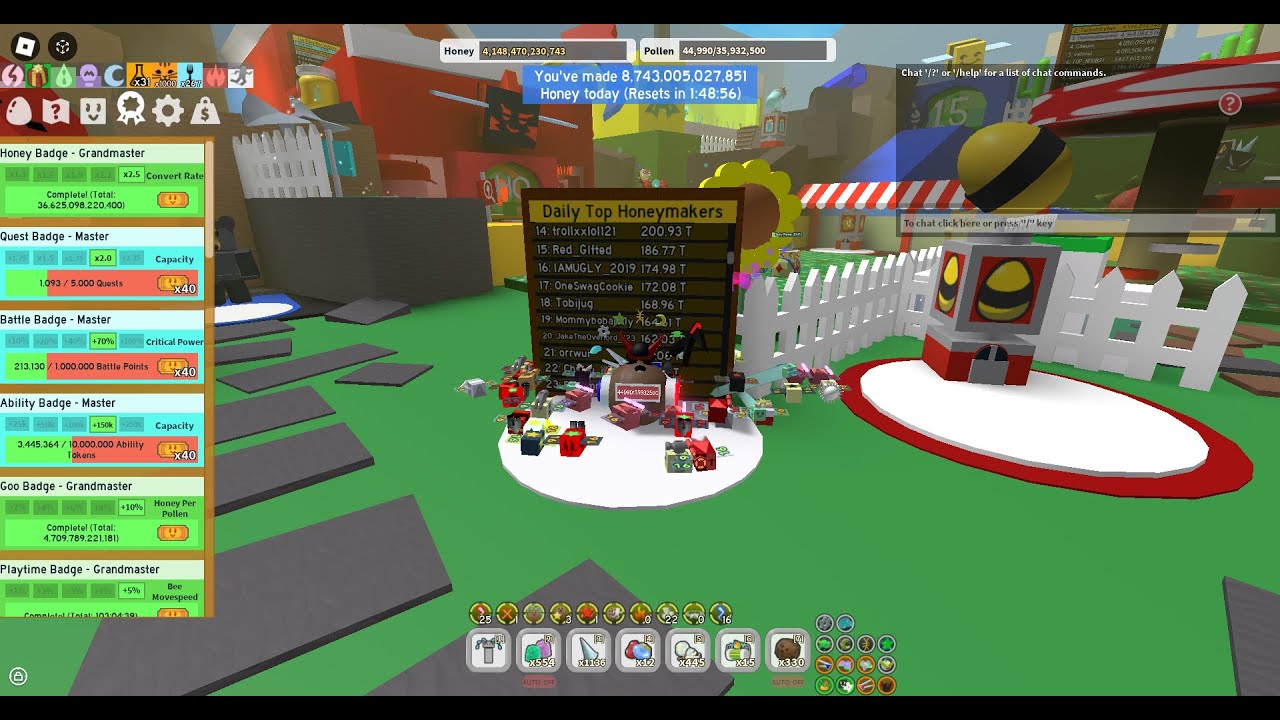 PB Honeyday code boost with F-Bean and getting lvl 16 hive - YouTube