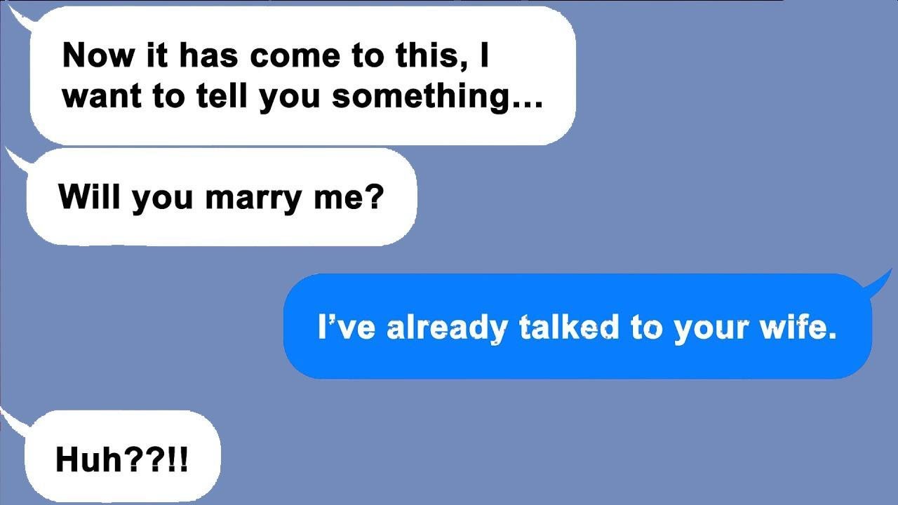 After my fiancé sent me a mistaken text, he claimed he wants to marry ...