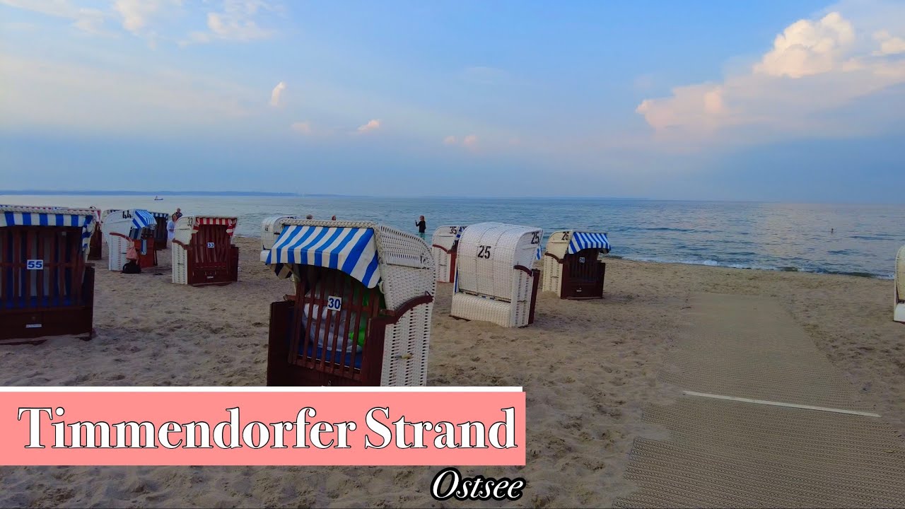 Timmendorfer Strand an der Ostsee 2021 - 4K - YouTube