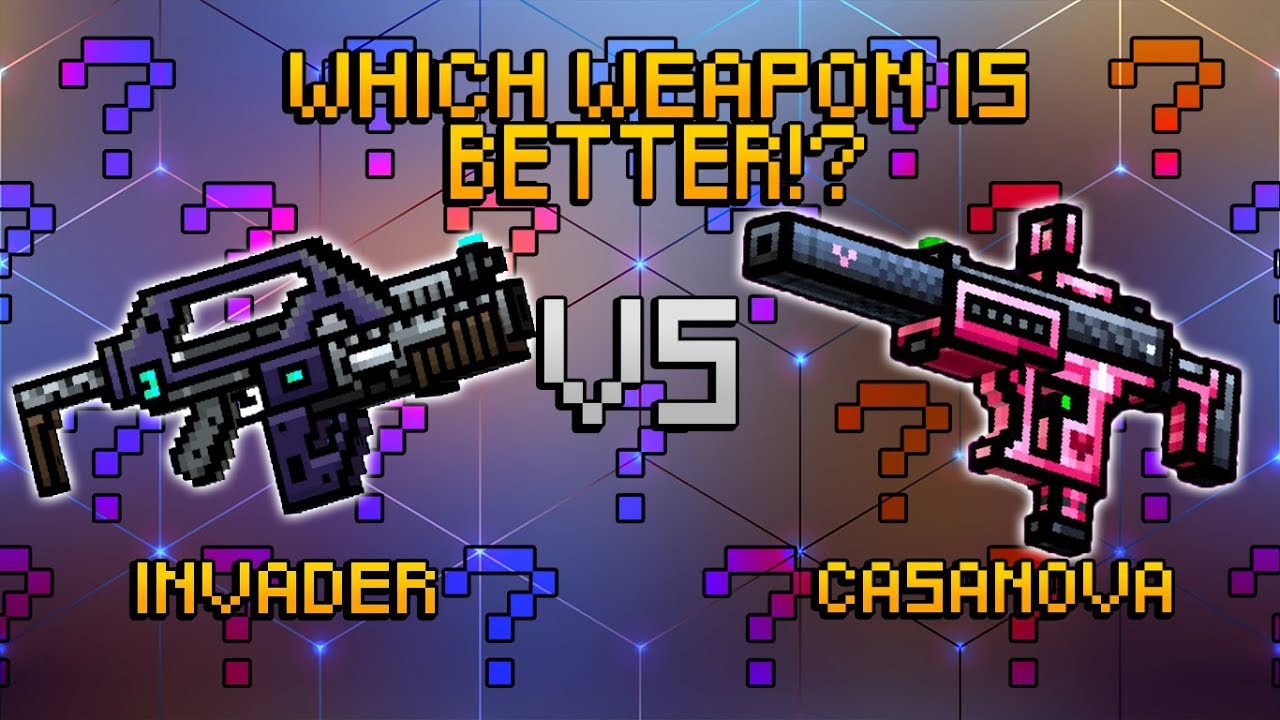 Pixel Gun 3D - Invader VS Casanova - YouTube