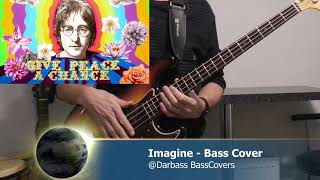 [John Lennon] Imagine - Bass Cover / Bass Line for Beginners 🎧🕊(with ...