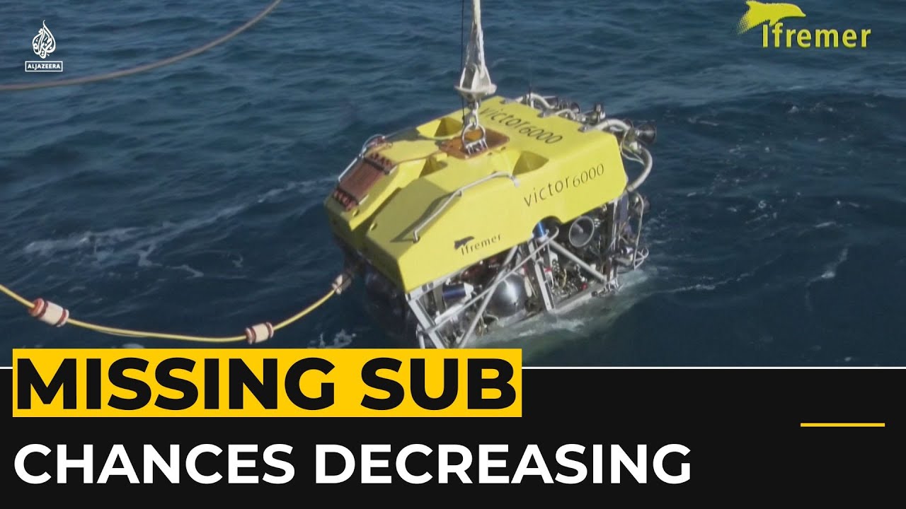 Search for missing submersible: Chances to save five men on board ...
