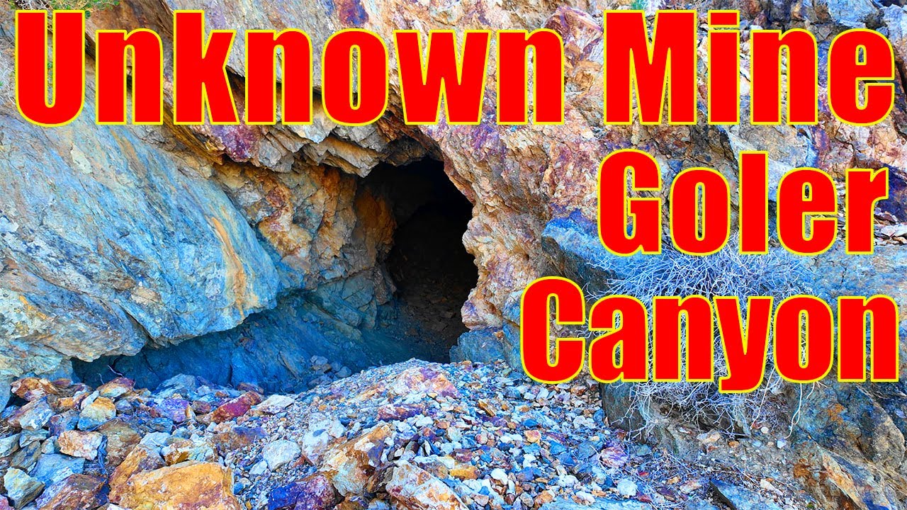 Unknown Mine- Goler Canyon Panamint Valley - YouTube