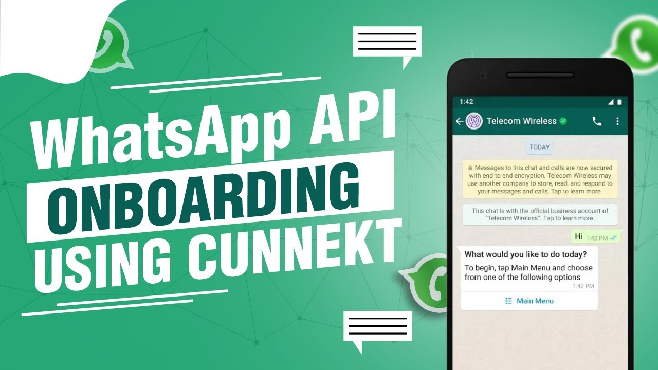 WhatsApp Business API Onboarding via Embedded Sign up on Cunnekt - YouTube