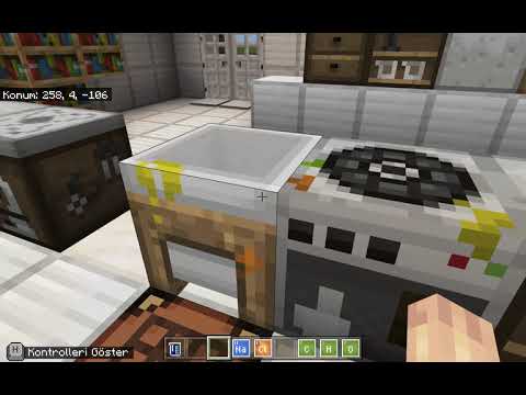 Esin ile minecraft kimya dersleri  1 - Elementleri Kullanarak Su , Tuz Ve Şeker Oluşturmak